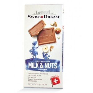 Swiss Dream Milchschokolade 3 Nuts 100g | Swiss Finest